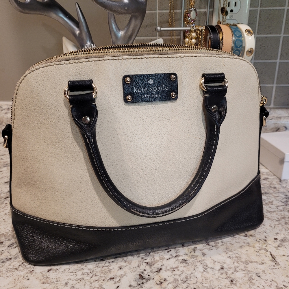 Kate Spade Berkeley Rachelle Lane Porcelain Black Bei… - Gem